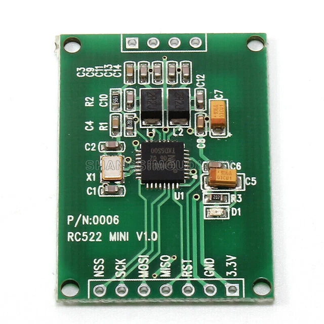 RC522 RFID READ Write Card Module I2C IC RFCard Inductive Module 13 ...
