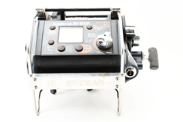 CARRETE ELÉCTRICO MIYA Epoch COMMAND X-9 SP 12V con cable [Excelente+++] de Japón EUR 874,37 ...