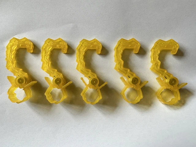 PAW PATROL MIGHTY Lookout Tower X5 Yellow Zip Line Clips Free Uk Post £ ...