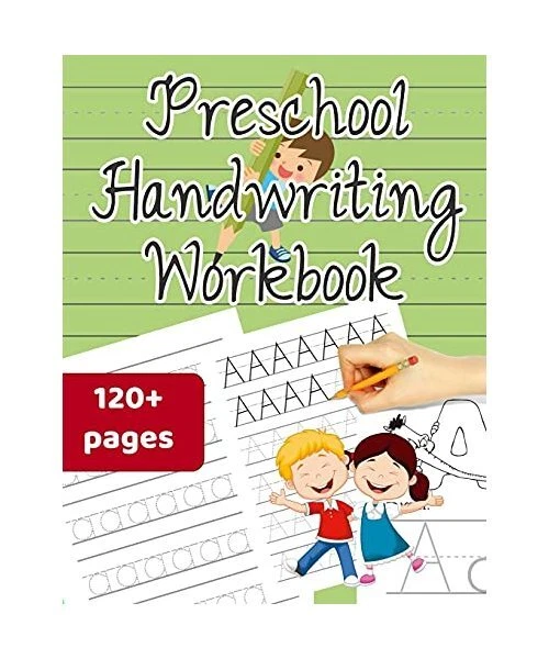 PRESCHOOL HANDWRITING WORKBOOK: Alphabet Handwriting Practice, Letter ...
