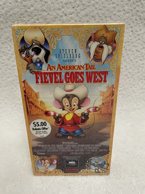 An American Tail Fievel Goes West Vhs 1991 New Sealed Eur 9 49