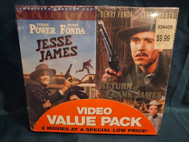 JESSE JAMES & The Return Of Frank James VHS 2-Pack NEW, Sealed £4.73 ...