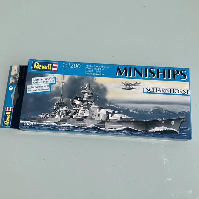 REVELL 06811 MINI-FIPS Scharnhorst kit nave kit 1/1200 NUOVO IMBALLO ...