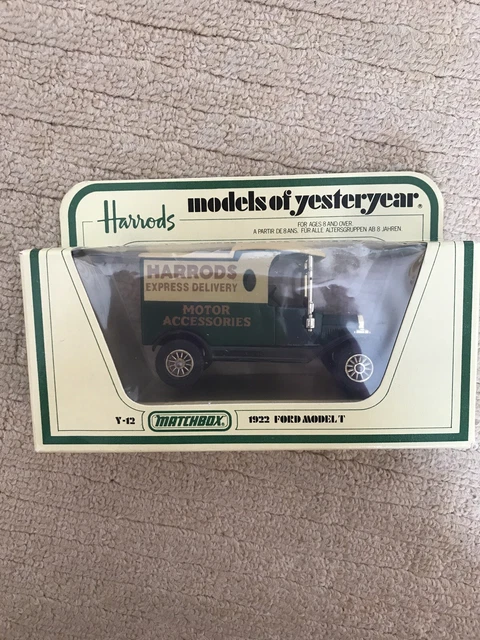 MODEL OF YESTERYEAR Harrods Express Delivery Model T Ford Van £7.99 ...