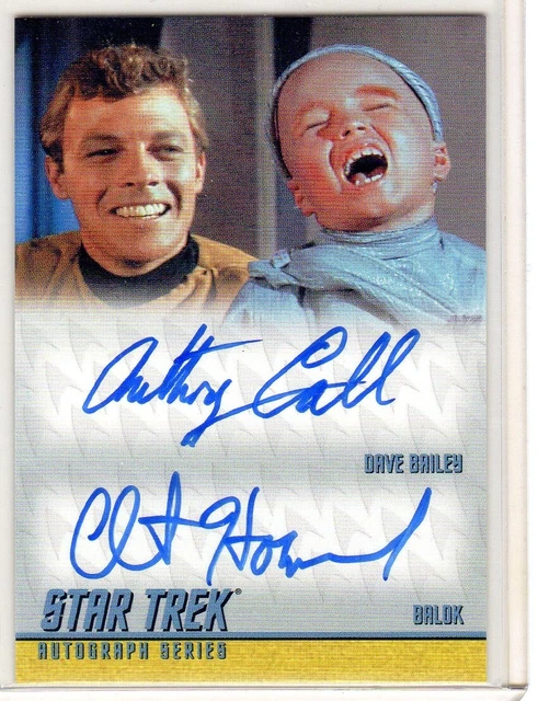 STAR TREK TOS Heroes & Villains DA21 Anthony Call & Clint Howard ...