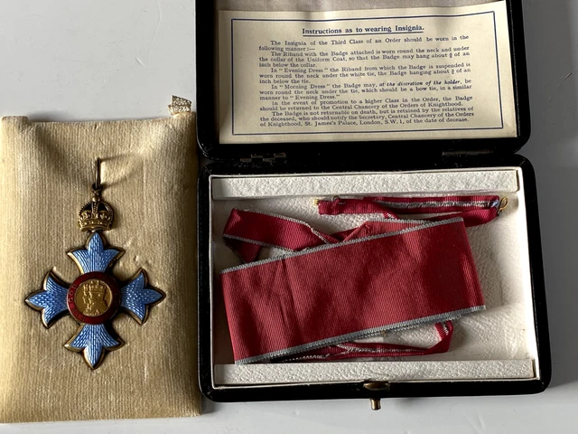 ORIGINAL CBE Commander ofthe Order of the British Empire Neck Badge ...