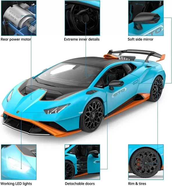 REMOTE CONTROL LAMBORGHINI Huracan Car 1:14 Large RC Boys Toy Kids Gift ...