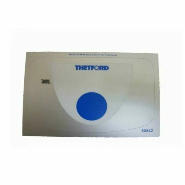 THETFORD CONTROL PANEL Overlay Sticker C250 Cassette Toilet Caravan ...
