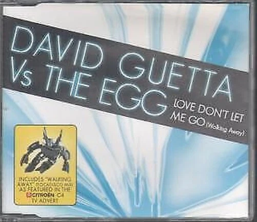 DAVID GUETTA VS the Egg Love Don't Let Me Go CD Europe Gusto 2006 CDGUS42 EUR 7,18 - PicClick FR