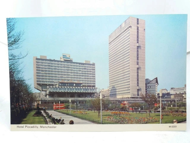 HOTEL PICCADILLY MANCHESTER Vintage Postcard 1960s £3.74 - PicClick UK