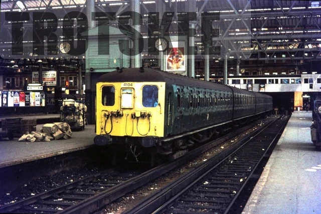 35MM SLIDE BR British Rail Electric EMU Class 4SUB 4104 1970 Original £ ...