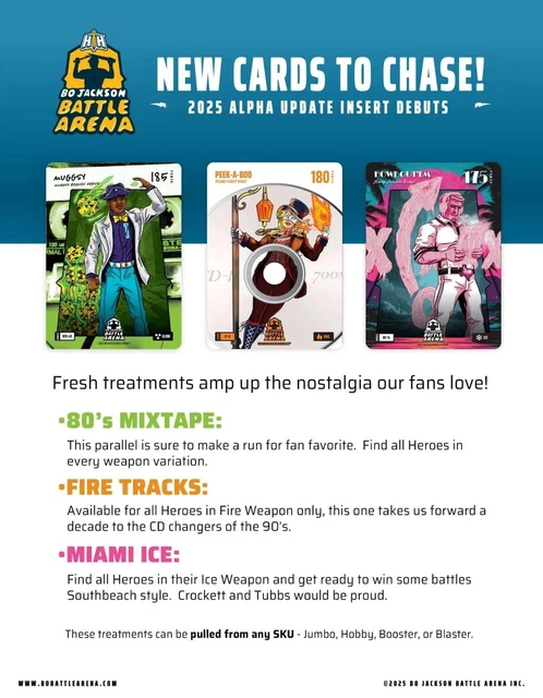 EMILIO ESTEVEZ BOMBEEZY/BTK 2025 BoBA Arena Alpha Update Booster Case ...