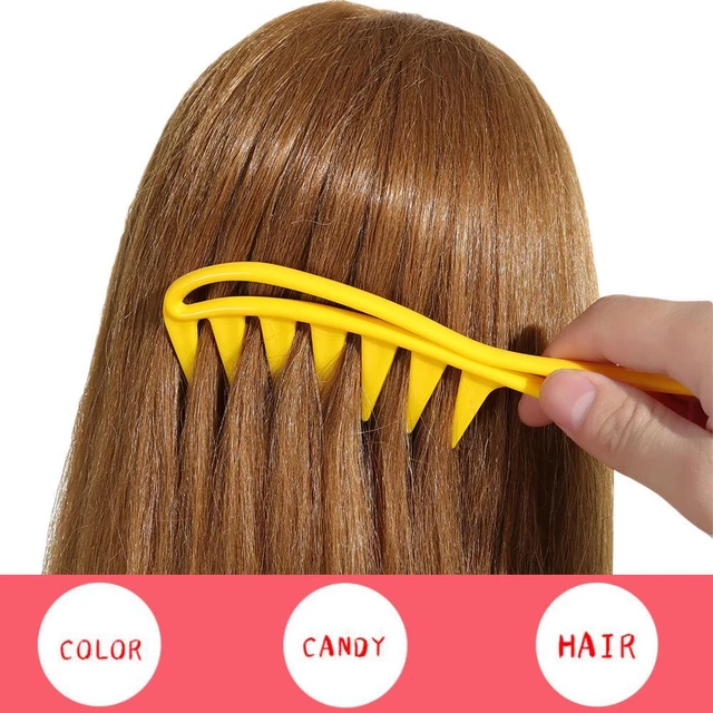 WET DRY HAIR Detangling Comb Styling Tools Hair Care & Styling Wide ...
