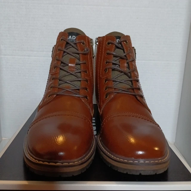MADDEN BY STEVE Madden Boots Torint Men's Size 9 Lace Up Zipper Buckle ...