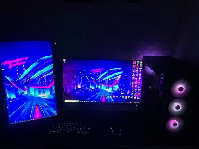 FULL PC GAMING Setup | Alienware 240hz & MSI 144hz Monitor | & MORE ...