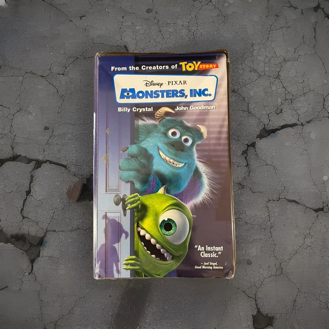 MONSTER INC DINSEY Pixar (Vhs, Clamshell) Blue Vhs Tape Edition £6.42 ...