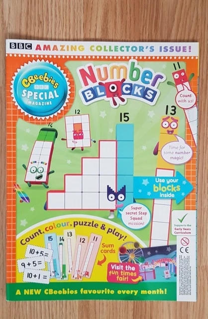 NUMBERBLOCKS CBEEBIES SPECIAL Magazine Issue 142 £2.99 - PicClick UK
