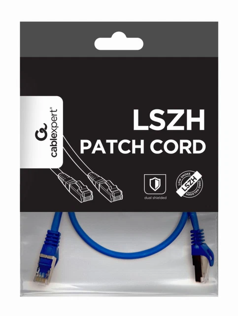 CABLE RED S-FTP Gembird Cat 6a Lszh Azul 0,5 M EUR 3,99 - PicClick ES