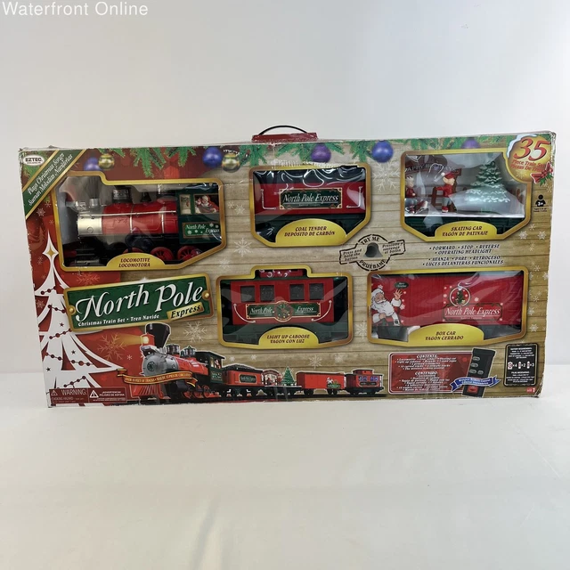 EZTEC NORTH POLE Express Christmas Train Set with Remote 35 Piece £24. ...