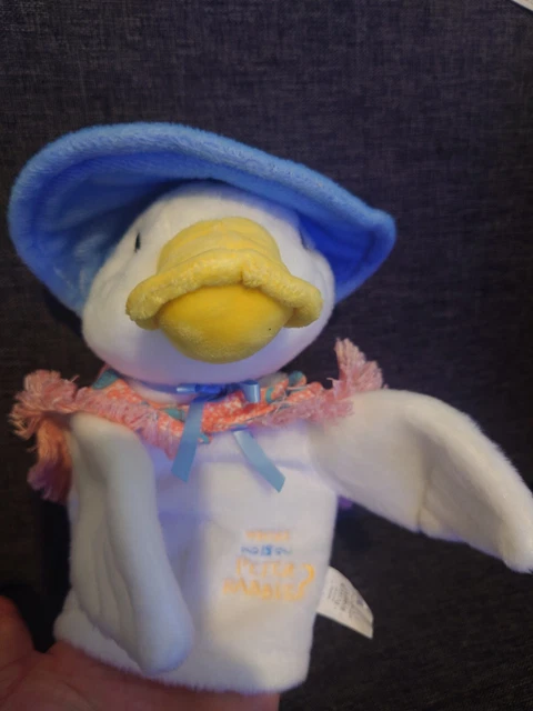 JEMIMA PUDDLE DUCK Hand Puppet Where Is Peter Rabbit £8.99 - PicClick UK