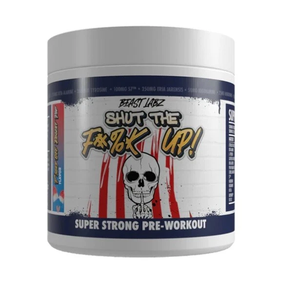 BEAST LABZ SHUT The F#%k Up Super Strong Pre-Workout 30 Servings 390gr ...