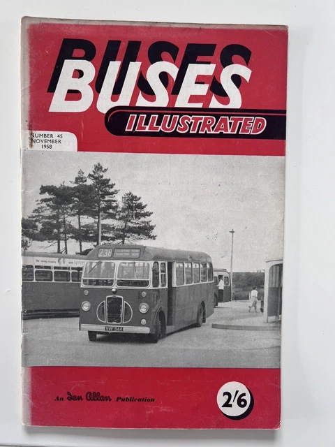 RARE VINTAGE BUSES Illustrated magazine - Vol 8, No. 45, Nov 1958 £1.50 ...
