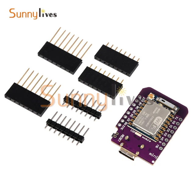 D1 MINI ESP8266 WiFi Development Board Type-C Interface Serial Wireless ...