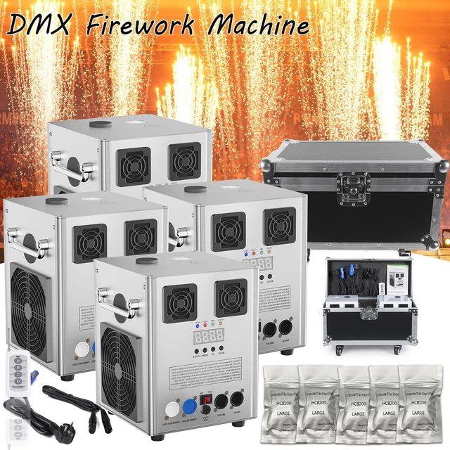 750W COLD SPARK Machine DMX Sparkular Funkenmaschine DJ Hochzeit mit ...