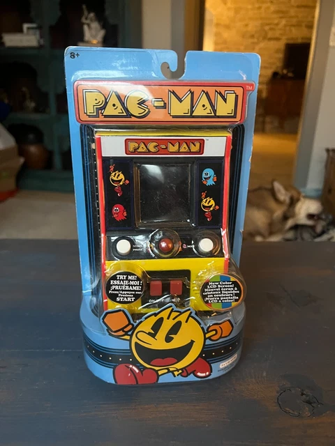 PAC-MAN MINI ARCADE Classic Joystick Handheld Portable Nostalgia Brand ...