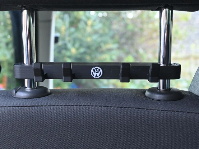 VOLKSWAGEN PEACE COAT Hook | Headrest hanger | Fits VW Transporter T5 ...
