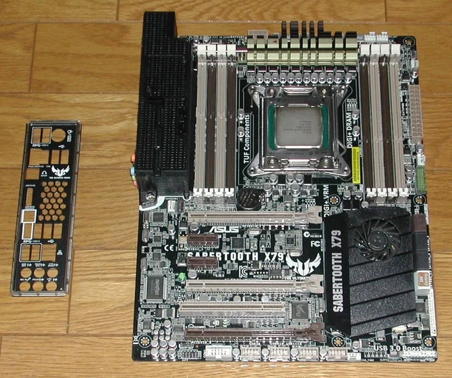 ASUS SABERTOOTH X79 Motherboard with Xeon E5-2687 V2 CPU Used £252.39 ...