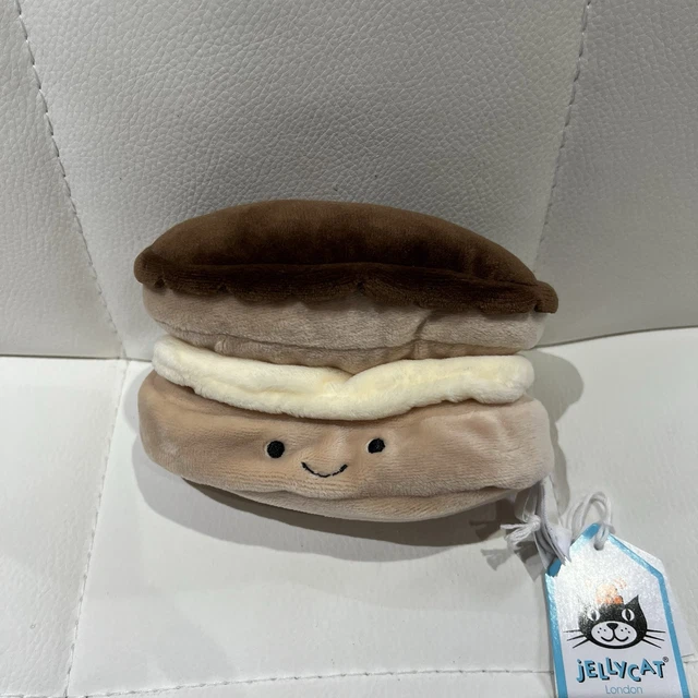 JELLYCAT I AM Pretty Patisserie Éclair Amuseables Dessert chocolate ...