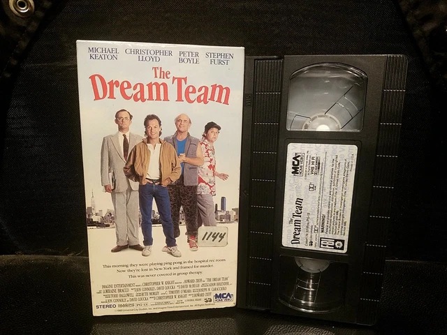 THE DREAM TEAM 1989 VHS Video Tape Michael Keaton Christopher Lloyd ...