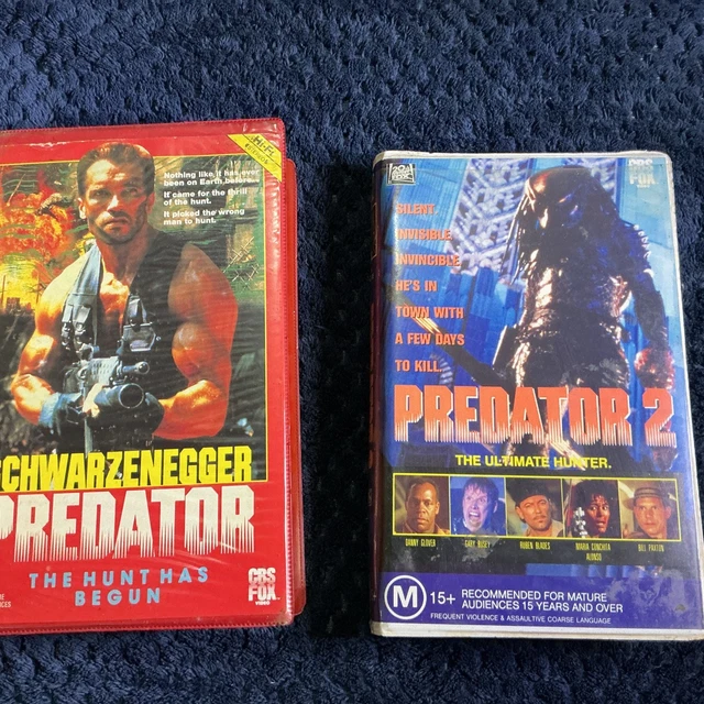 PREDATOR VHS, CLAMSHELL, Rare, 1987 Predator 2 VHS Schwarzenegger $19. ...