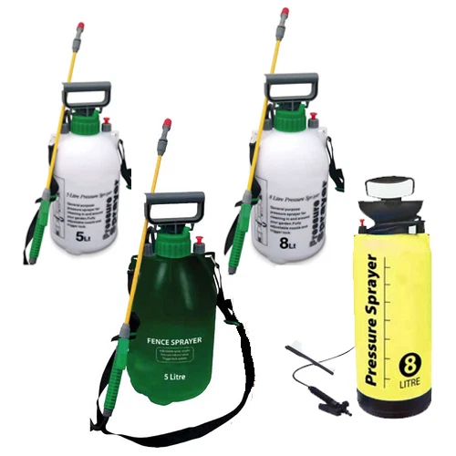 GARDEN PRESSURE SPRAYER Knapsack Weed Killer Chemical Fence Water Spray ...