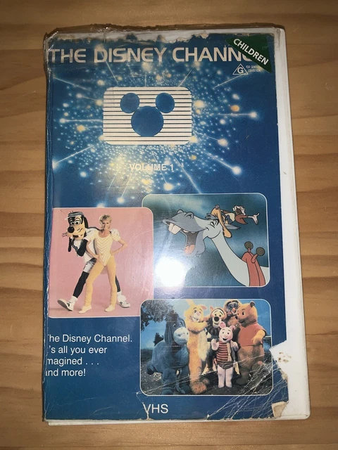 THE DISNEY CHANNEL (Official Disney) VHS Volume 1 Very Rare VHS Tape ...