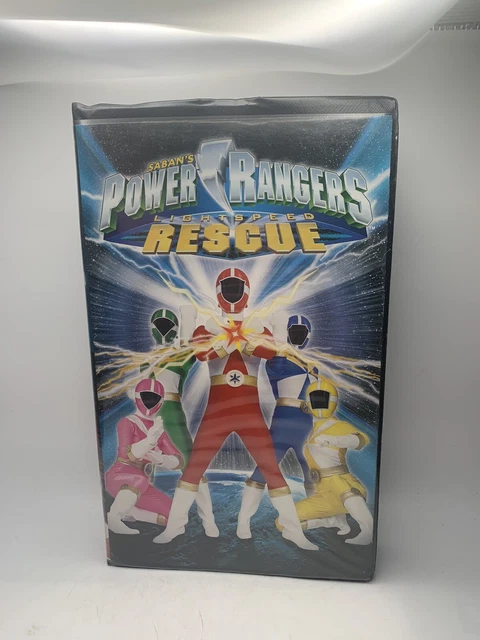 POWER RANGERS: LIGHTSPEED Rescue (VHS, 2000) Rare Blue Tape Fox Kids ...