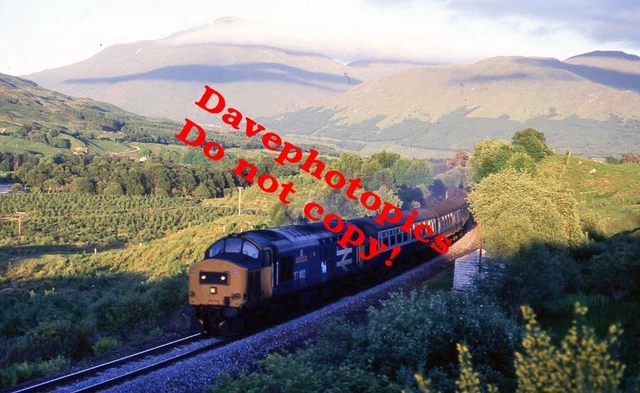 ORIGINAL 35MM Slide Diesel /Steam Train / Engine Railway 37410 -Glasgow ...