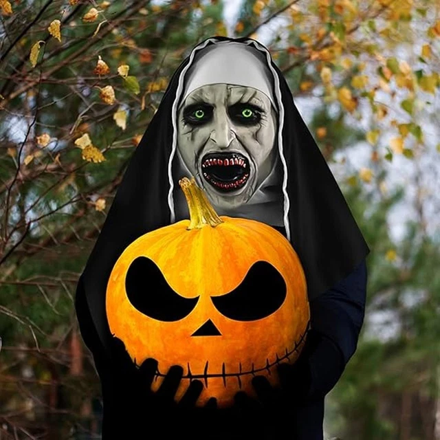THE NUN VALAK Mask Cosplay The Conjuring Scary Mask Full Head Christmas ...