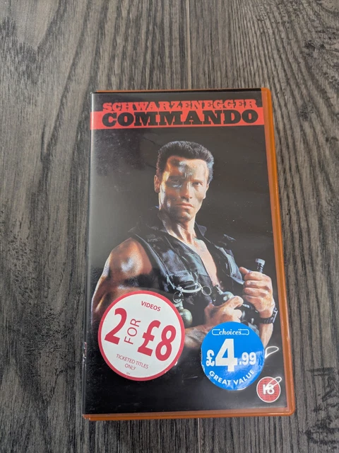 COMMANDO VHS VIDEO Tape Arnold Schwarzenegger PAL Sealed £9.04 ...