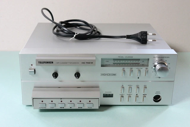 TELEFUNKEN HC 750 M Tapedeck, Kassettendeck, Kassettenrekorder, Tape ...