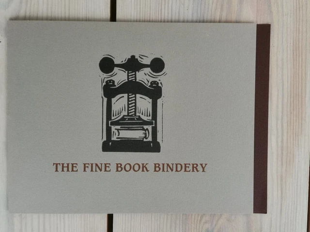 THE FINE BOOK Bindery. Advertising catalogue following company's 2007 ...