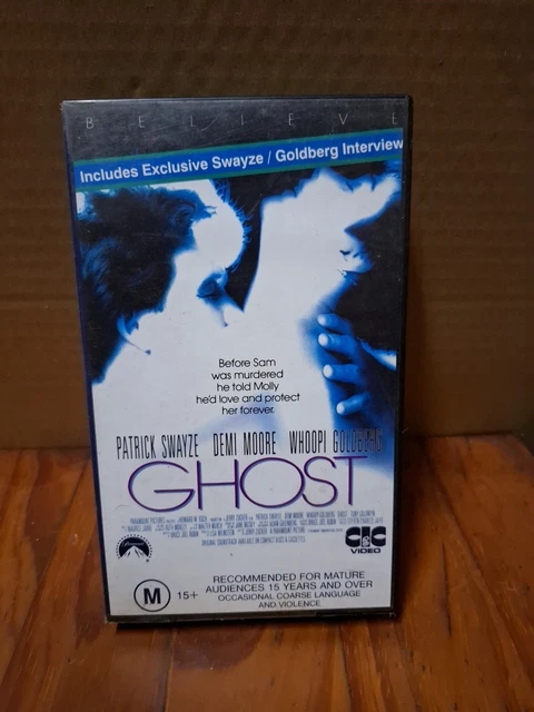 GHOST (VHS 1990) Patrick Swayze Demi Moore. Includes Exclusive ...