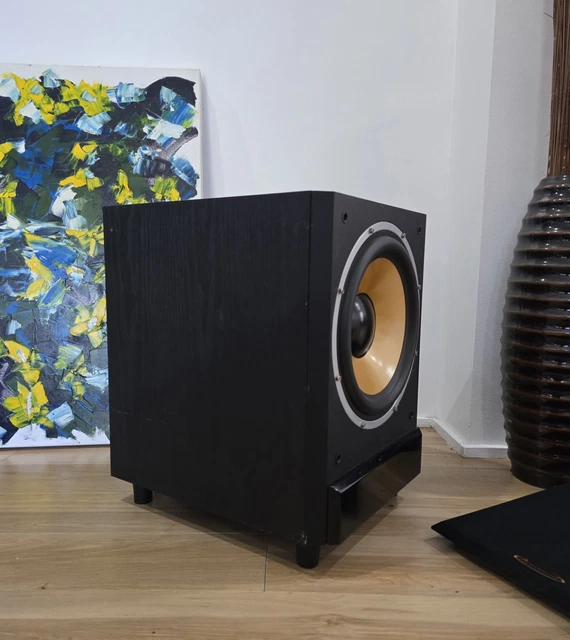 ACCUSOUND OM1050 POWERED 120W Active Subwoofer Speaker Stereo HiFi Sub ...