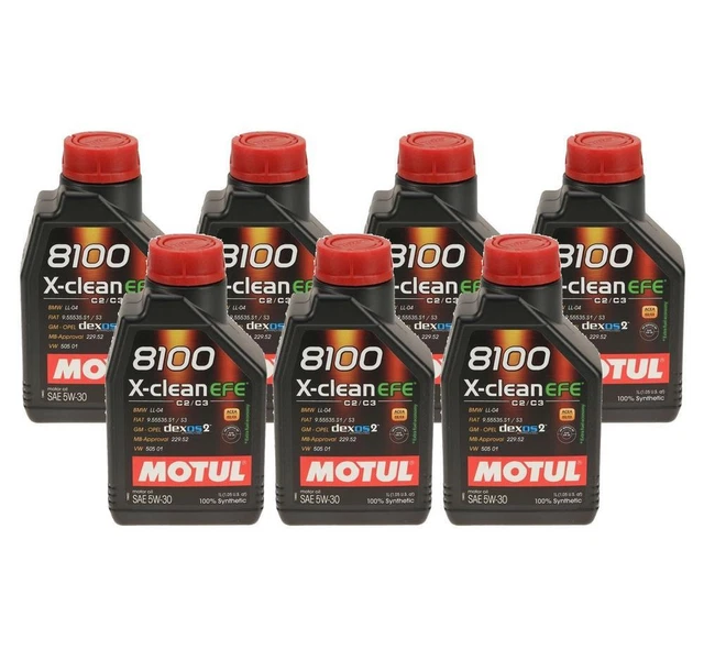 ENGINE OIL (5W-30) (Set of 7) (7 Liter) (X-Clean 8100) £71.63 - PicClick UK