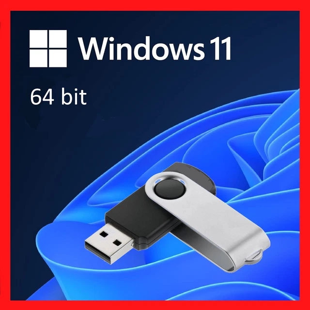 2025 MICROSOFT WINDOWS 11 OS USB Drive for any Name Brand PCs No Key ...