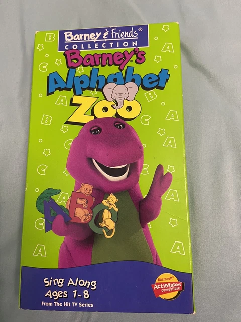 BARNEY - BARNEYS Alphabet Zoo (VHS, 1994) EUR 1,38 - PicClick FR