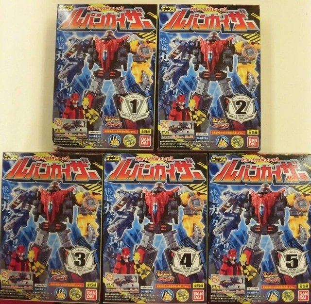 POWER RANGERS LUPINRANGER VS Patoranger Minipla Lupin Kaiser 5 Box set ...