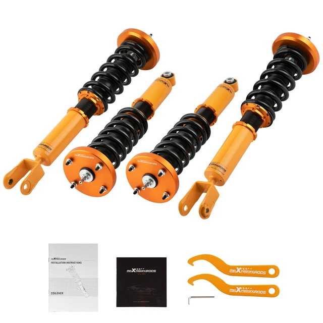 24 WAYS DAMPER & Height Adjustment Coilover For Jaguar XJ8 / XJR X358 ...