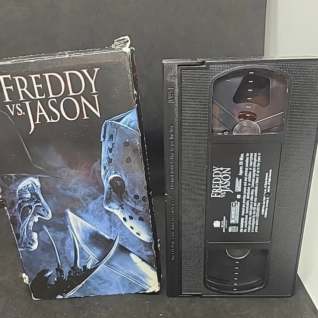 FREDDY VS. JASON VHS Video Cassette Tape 2004 Y2K Tested Works Horror £ ...